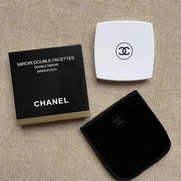 CHANEL | Accessories | Chanel Mirror Duo Compact White | Poshmark